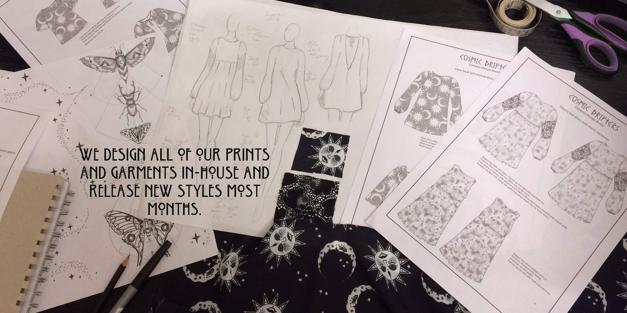 Witchy & Boho Women's Clothing- handmade by Cosmic Drifters